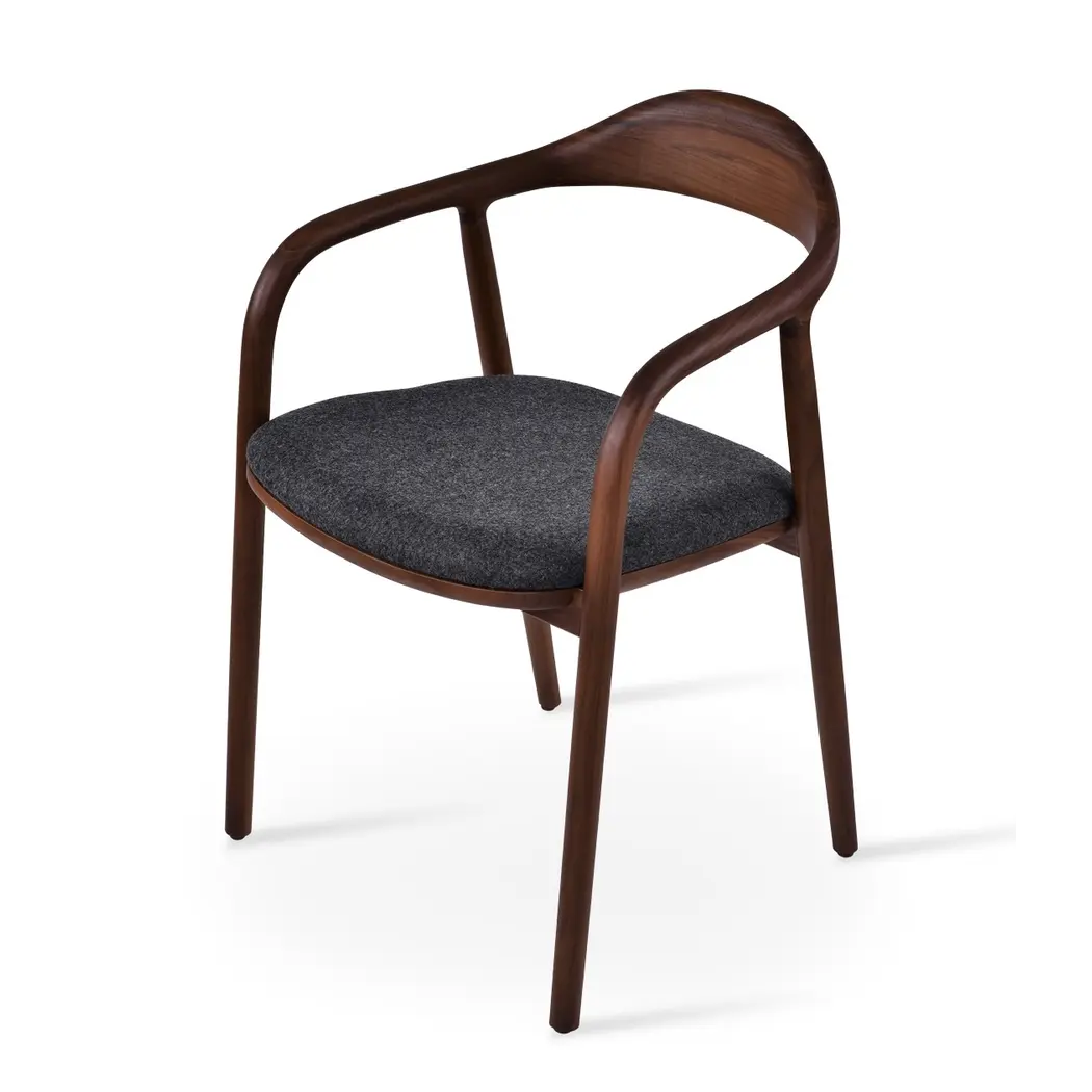 Infinity PU/Wood Dining Arm Chair by SohoConcept | Sohomod.com