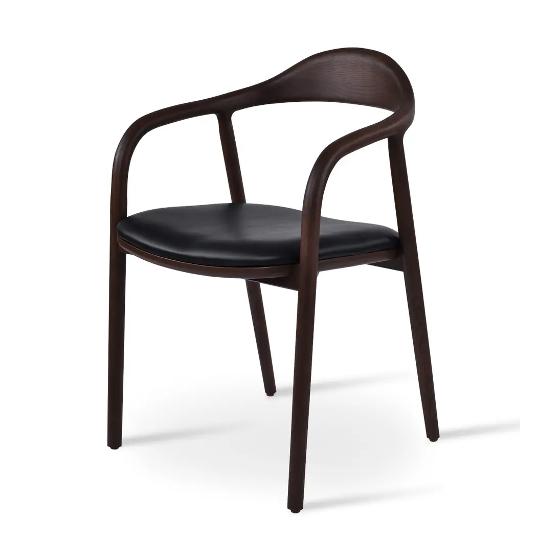 Infinity PU/Wood Dining Arm Chair by SohoConcept | Sohomod.com