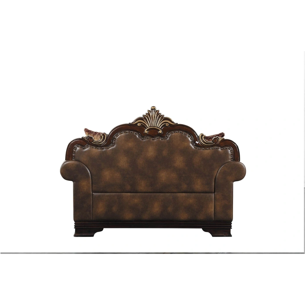 Croydon Fabric/Bi-Cast Vinyl Living Room Set by Homelegance