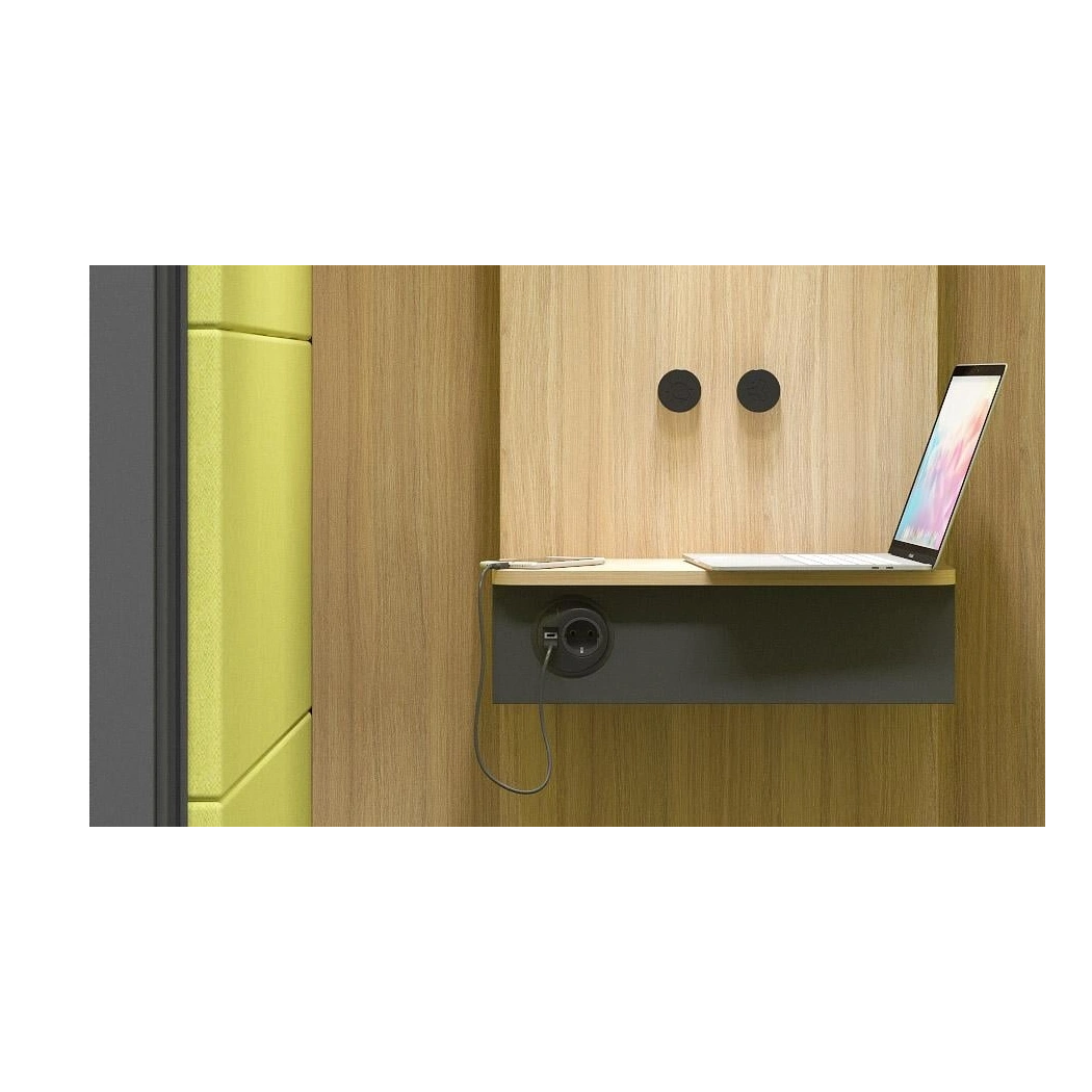 Silent Room S Small Soundproof Phone Booth Acoustic Pod with Fabric ...