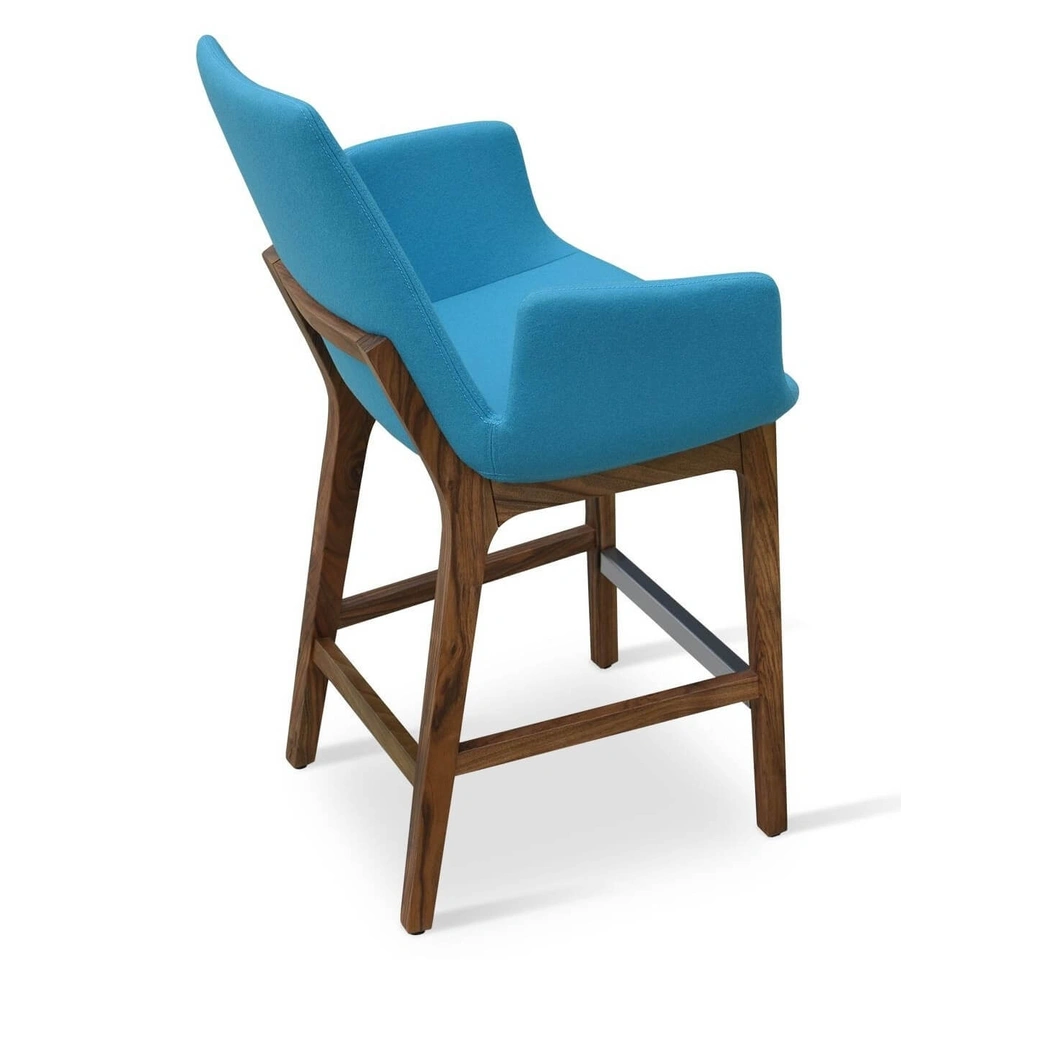 Eiffel Wood Arm Counter Stool by SohoConcept