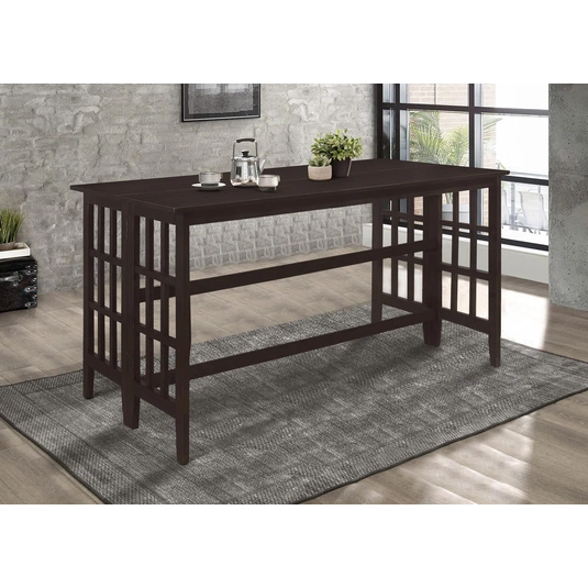 Buy Carmina Wood Veneer Rectangular Counter Height Table by | Sohomod.com