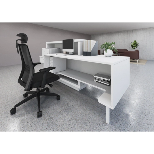 FORO Reception Desk, Left Facing Counter, ADA Compliance by Kansole ...