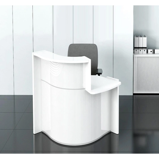 WAVE LUV49L Small Reception Desk, ADA Сompliance by MDD Office Furniture