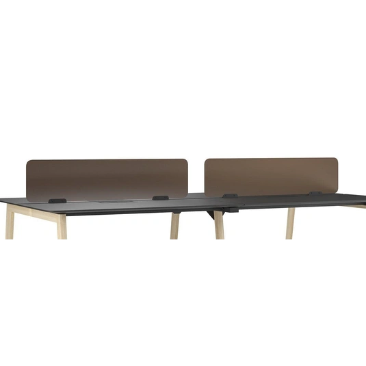 Nova Plexiglas Desk Screen w/Fittings for 47.2 HPL Desk Bench