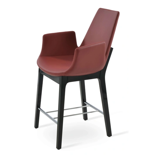 Eiffel Wood Arm Counter Stool by SohoConcept