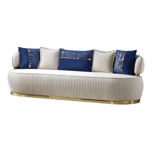 Pera Velvet Sofa by Empire Furniture USA
